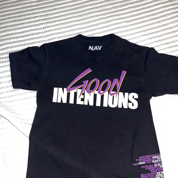 VLONE | Shirts | Nav X Vlone Good Intentions Tshirt | Poshmark